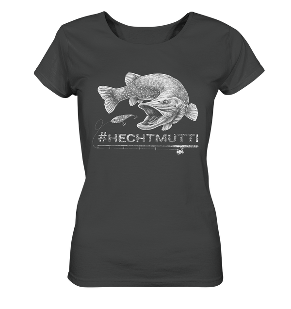 Hechtmutti weiß - Frauen Bio T-Shirt